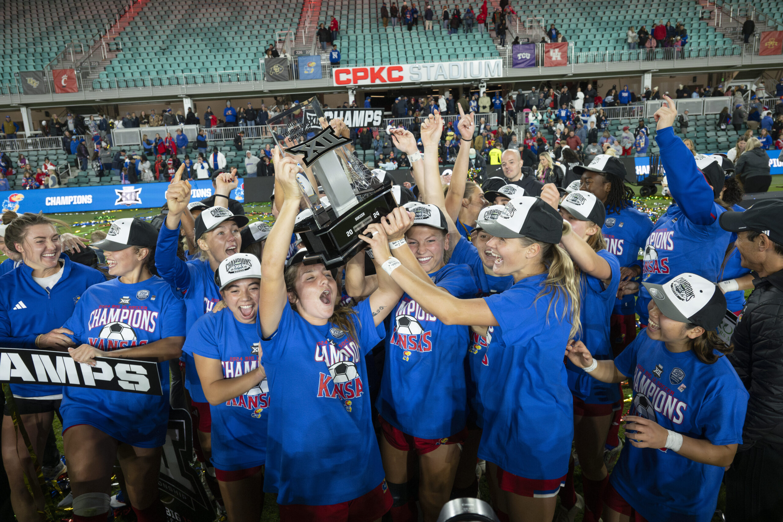 KU soccer wins Big 12 tournament with 1-0 victory over TCU | News ...